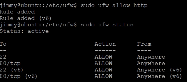 Firewall (ufw) – Mr.Jimmy